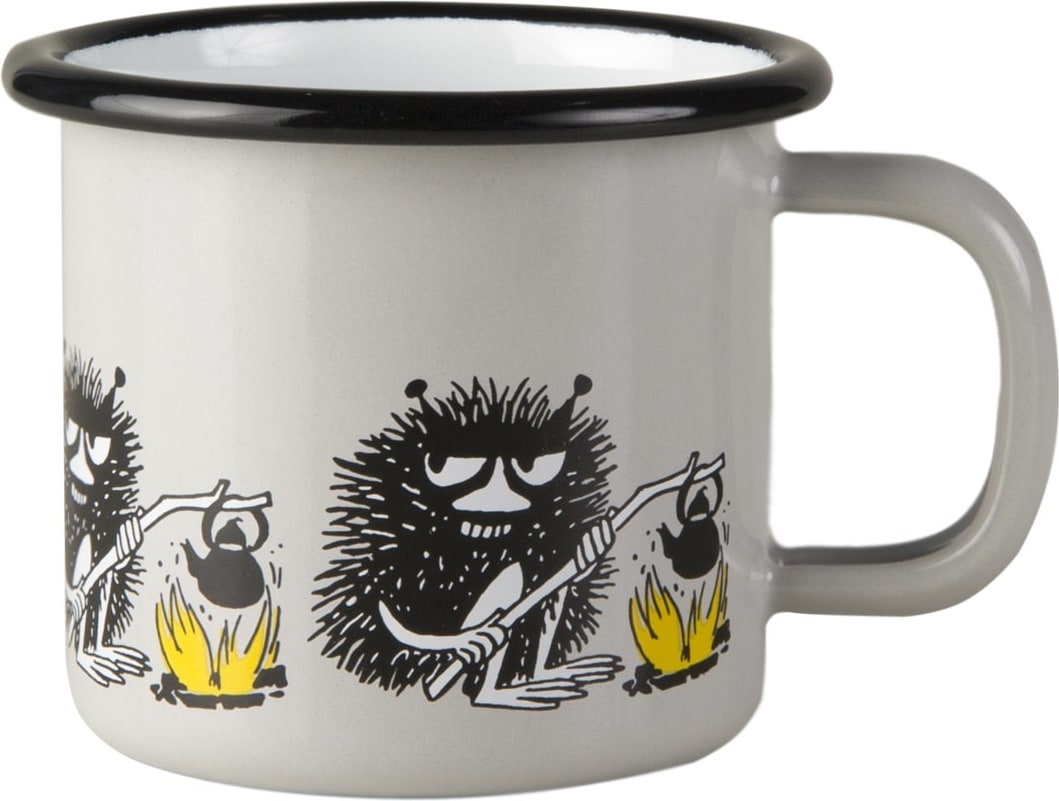 Muumi ystävät Haisuli emalimuki | Karkkainen.com verkkokauppa