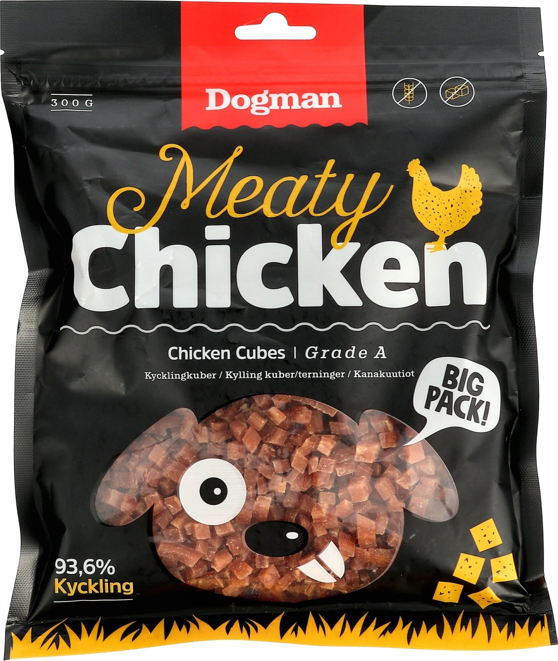 Dogman Meaty 300 g Chicken Cubes | Karkkainen.com verkkokauppa