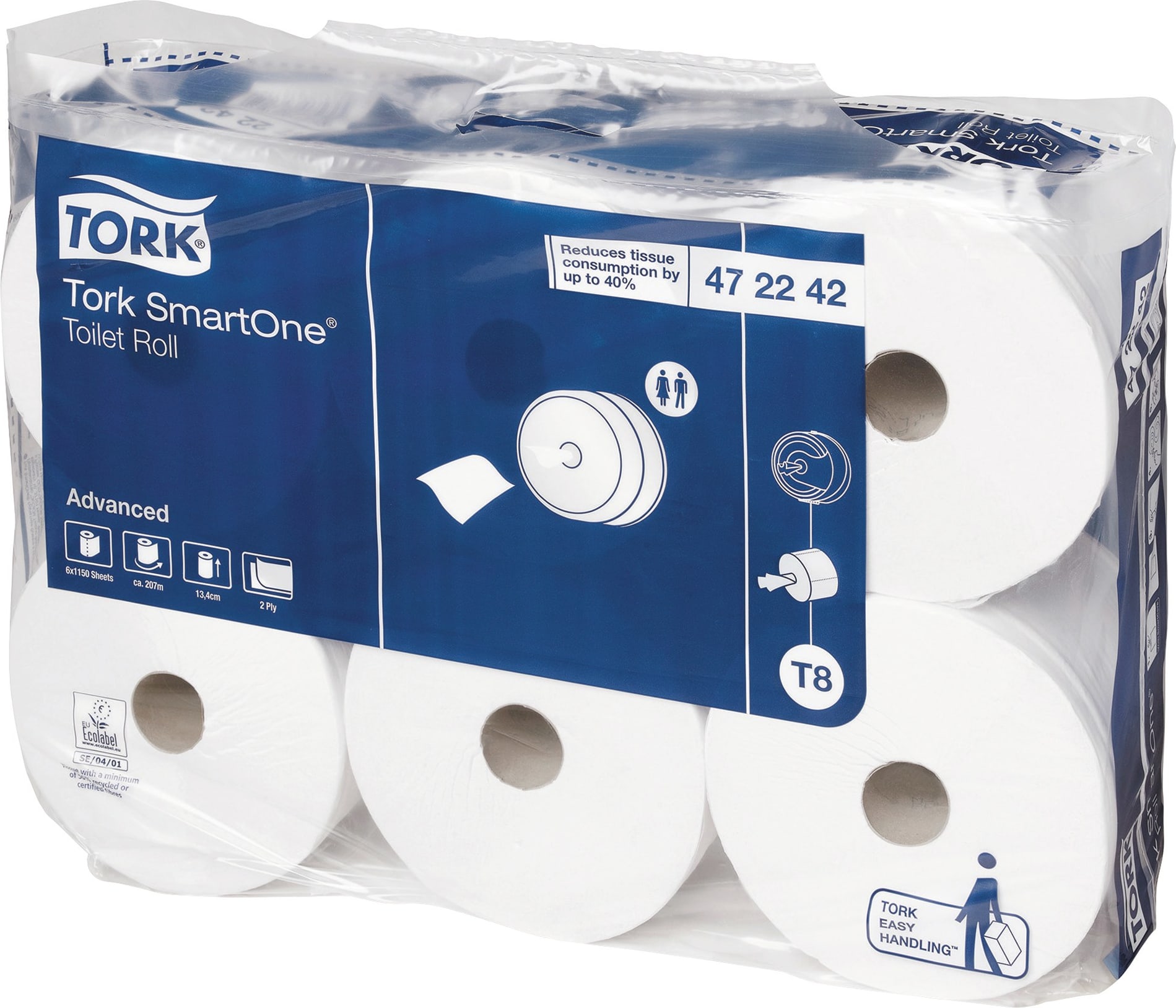 Tork 472242 Advanced SmartOne 6 rll wc-paperi | Karkkainen.com verkkokauppa