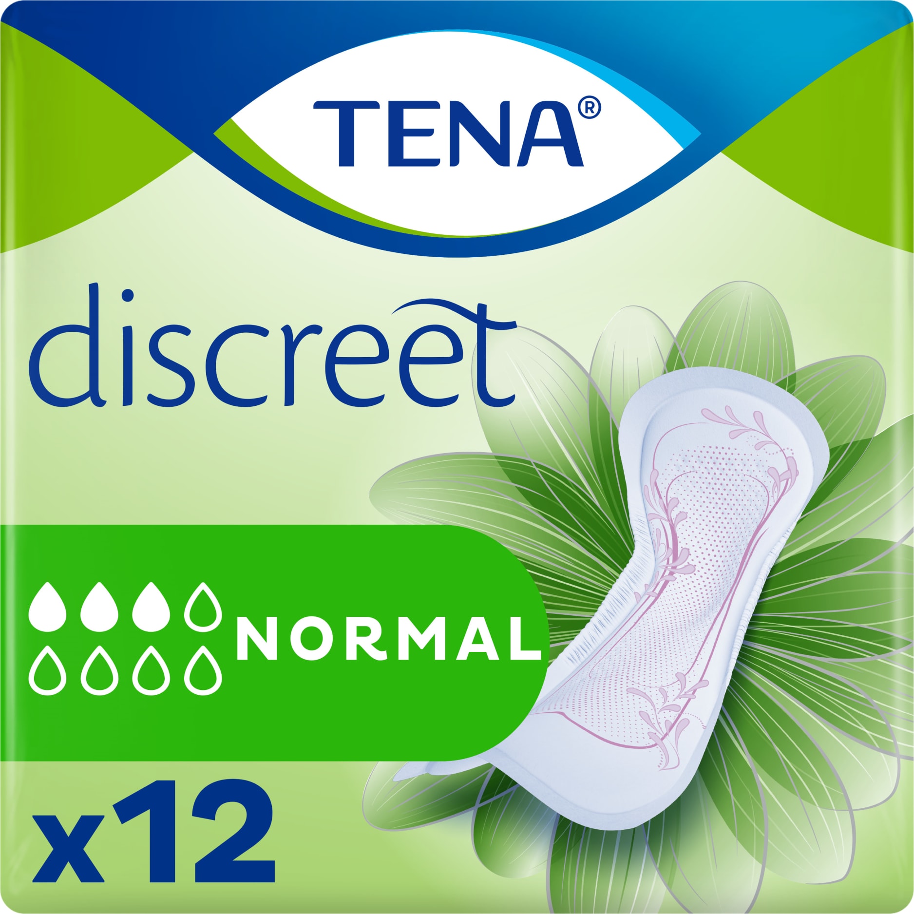 Tena Discreet Normal 12 kpl inkontinenssisuoja | Karkkainen.com ...