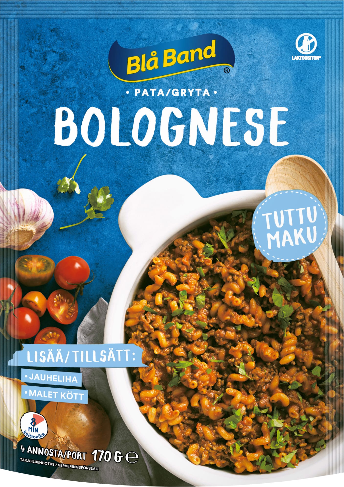 Blå Band 170 g Bolognese pata | Karkkainen.com verkkokauppa