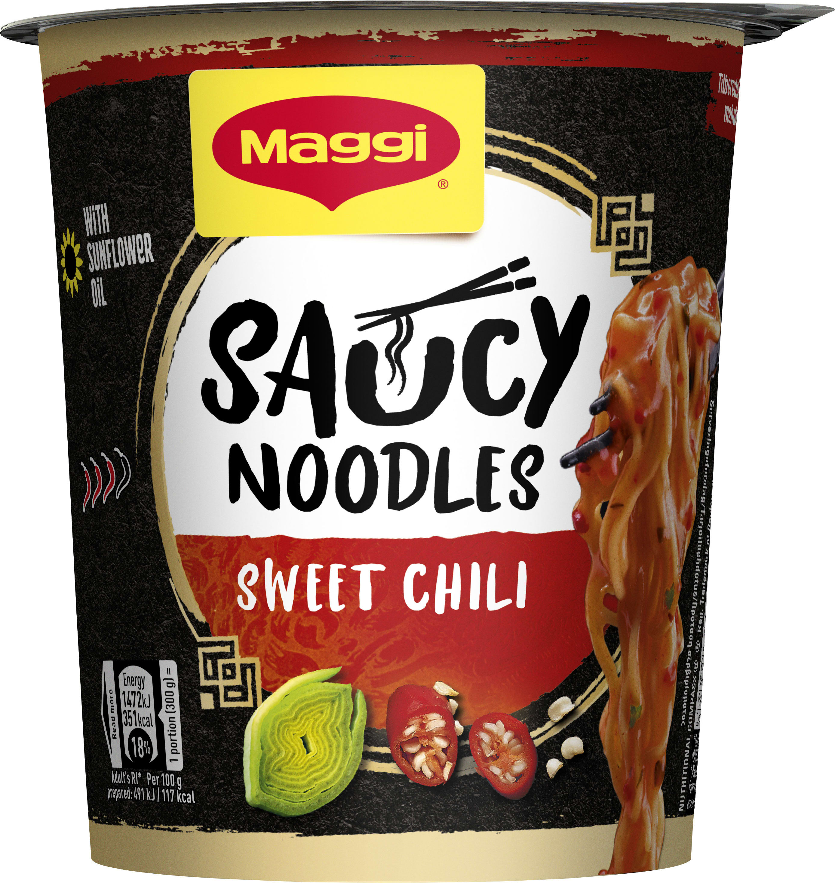 Maggi Saucy Noodles 75g sweet chili nuudeliateria | Karkkainen.com ...