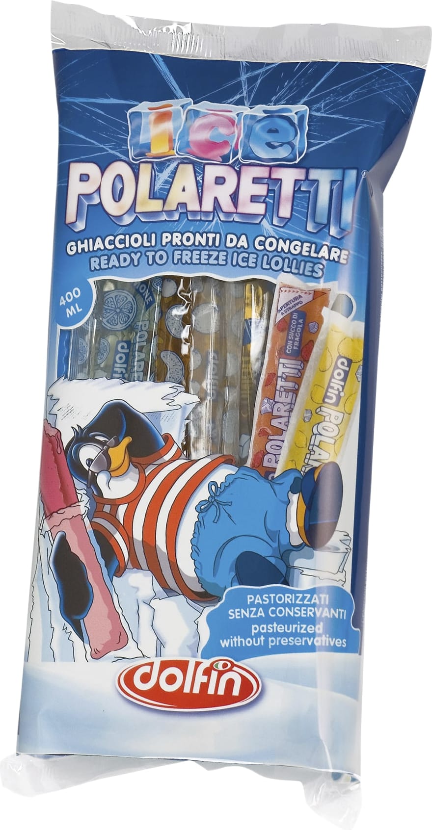 Dolfin Ice Polaretti 10x40 ml mehujää | Karkkainen.com verkkokauppa