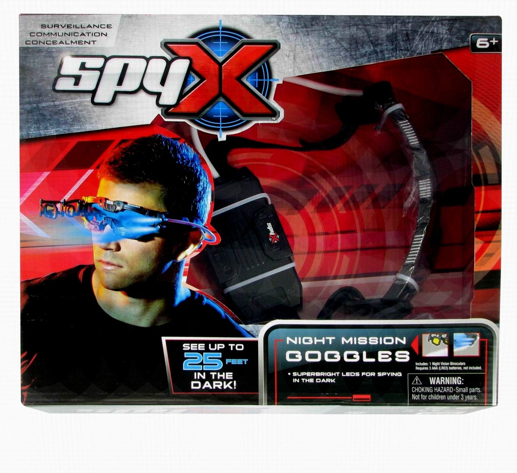 SpyX Night Mission Goggles pimeälasit | Karkkainen.com verkkokauppa