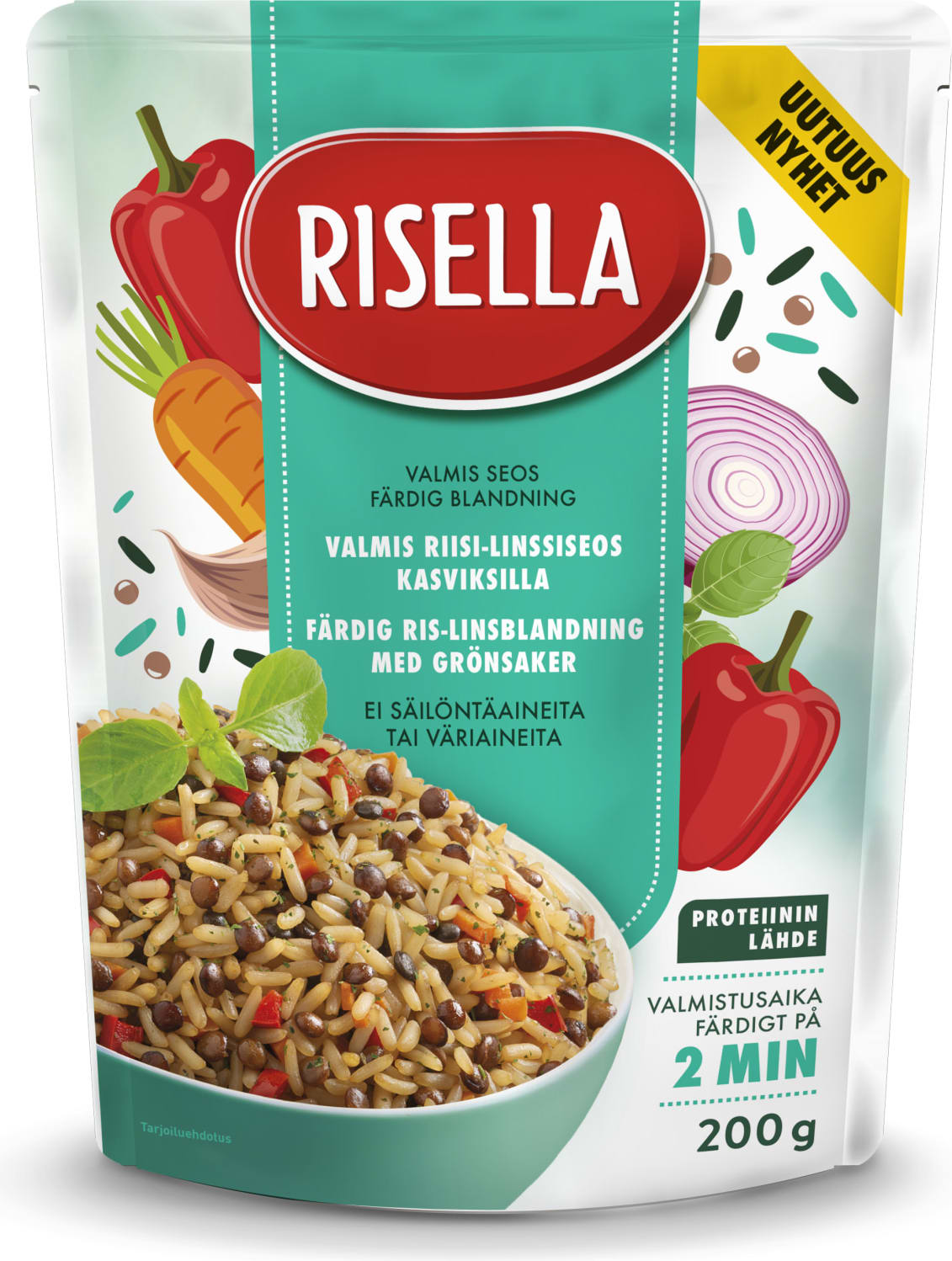 Risella Riisi, Linssi, Vihannesseos 200g | Karkkainen.com verkkokauppa