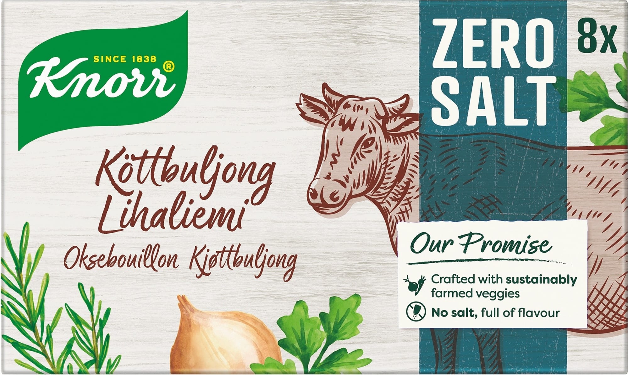 Knorr Zero Salt Beef 8-pack liemikuutio | Karkkainen.com verkkokauppa