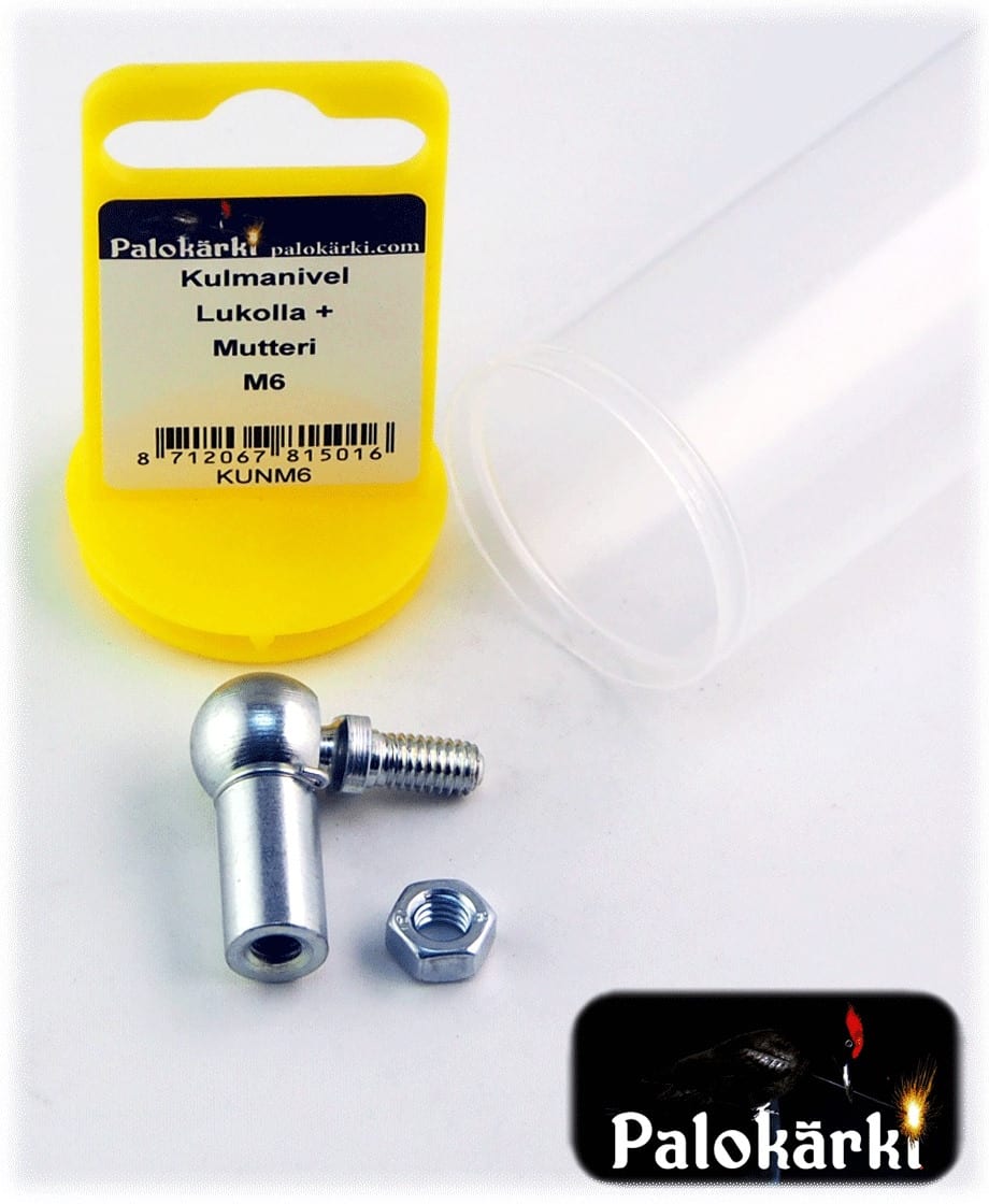 Palokärki kulmanivel lukolla + mutteri, m6 | Karkkainen.com verkkokauppa