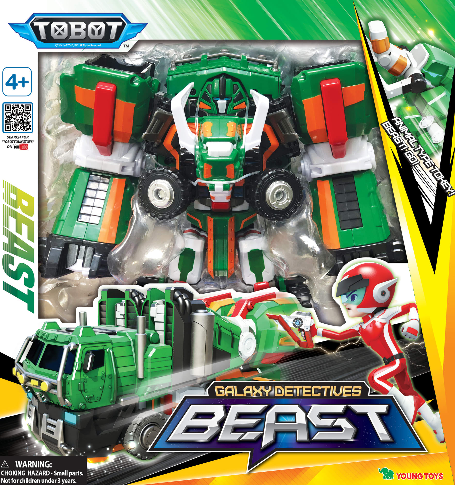Tobot Galaxy Detectives Beast robotti | Karkkainen.com verkkokauppa