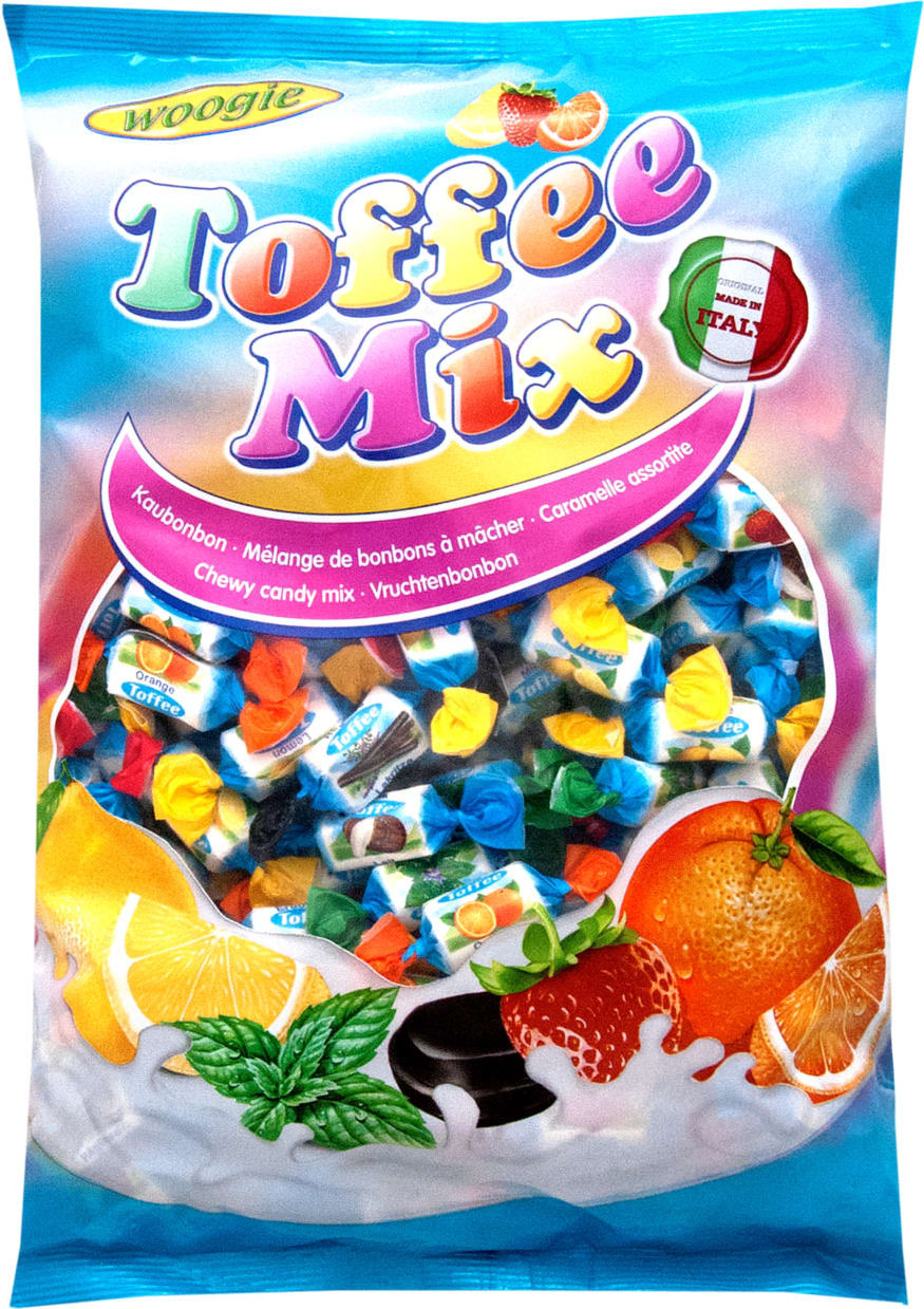 Woogie Toffee Mix 1 kg karkkipussi | Karkkainen.com verkkokauppa