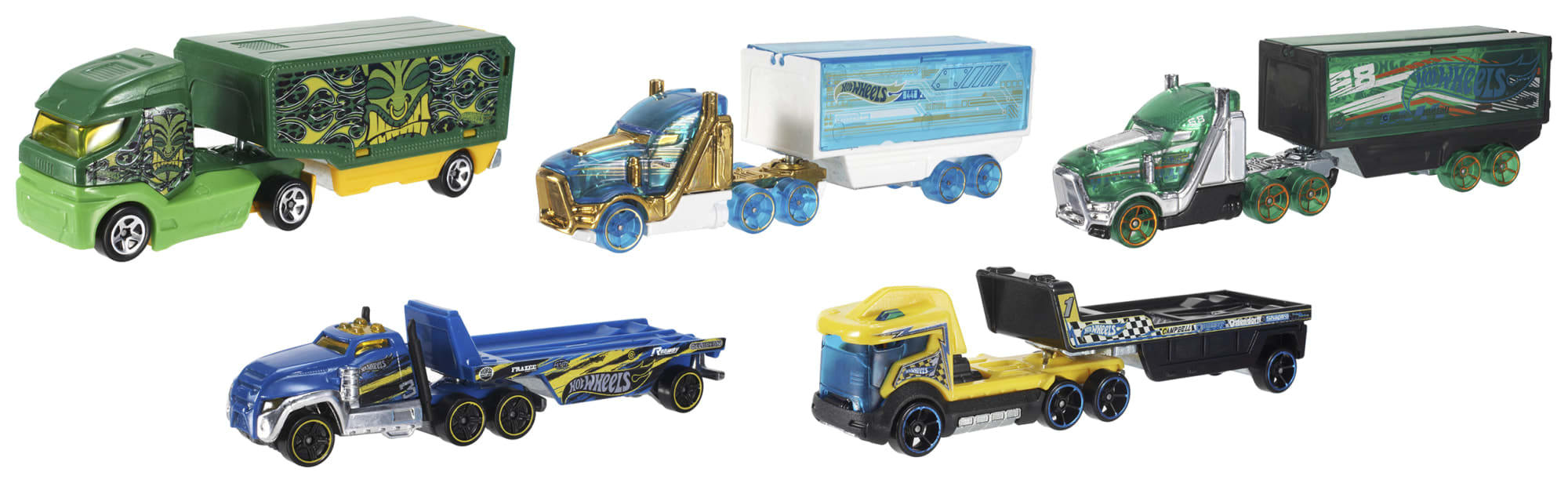 Hot Wheels Tracking Trucks rekka-auto | Karkkainen.com verkkokauppa