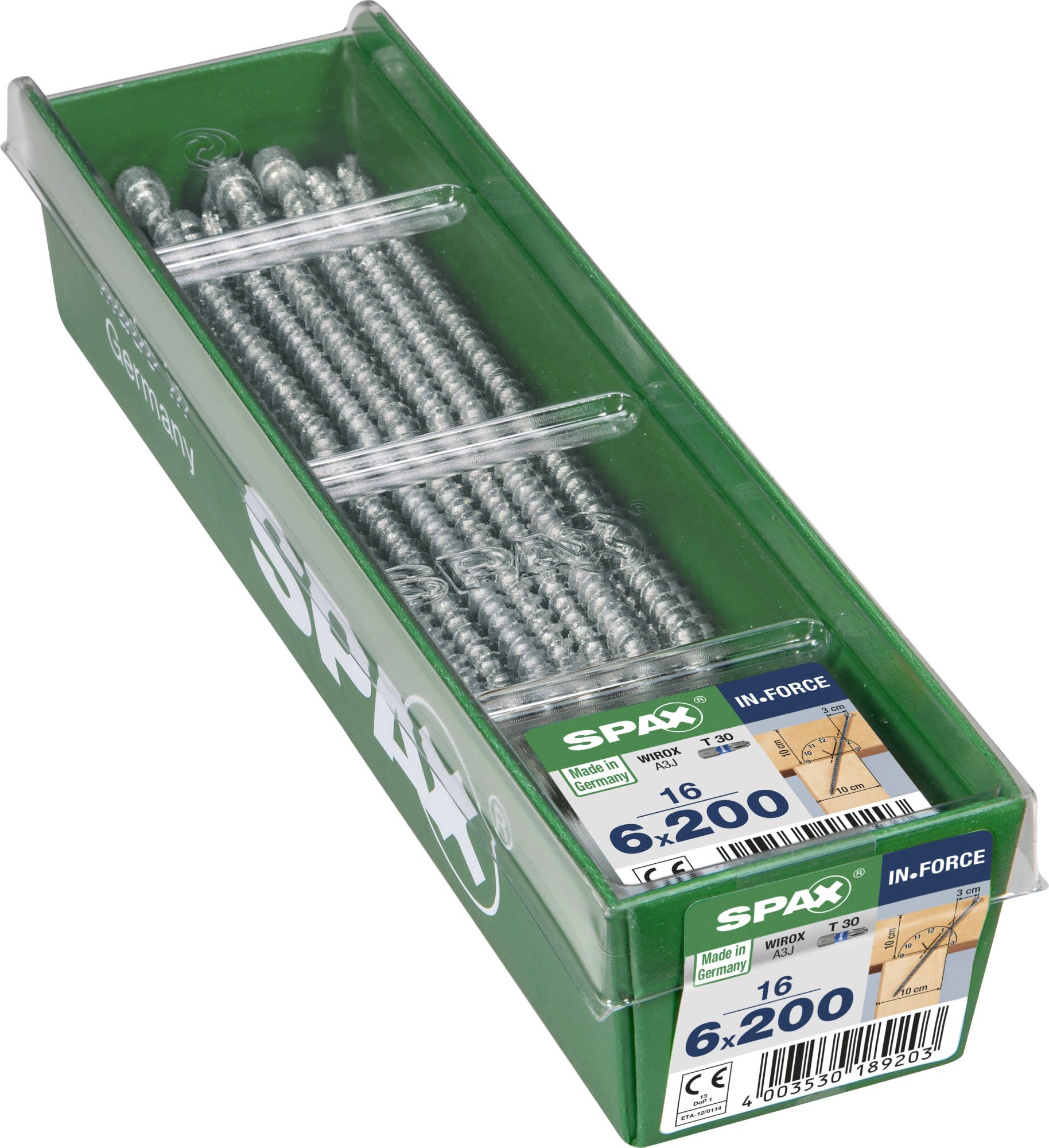 Spax TX 6x200 16kpl sylinterikantaruuvi | Karkkainen.com verkkokauppa