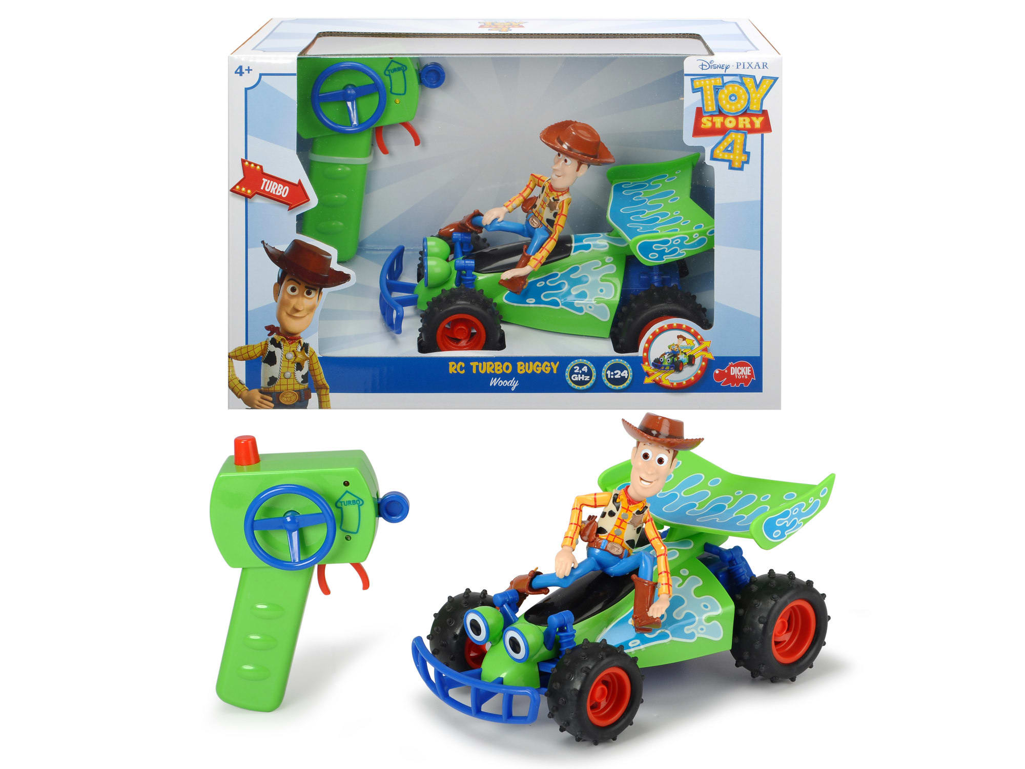 Toy Story 4 RC Woody radio-ohjattava auto | Karkkainen.com verkkokauppa