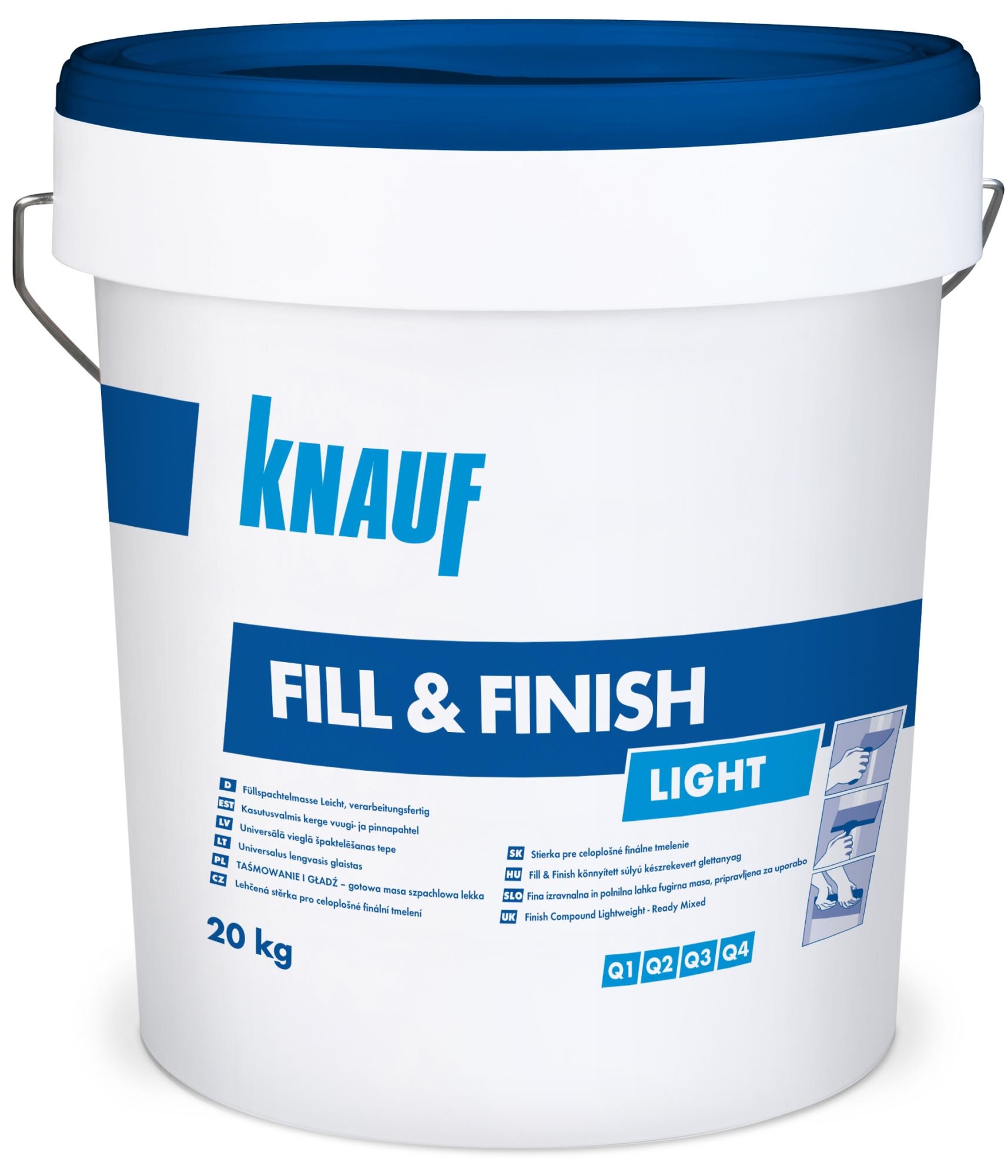 Knauf Fill & Finish Light 20 kg yleistasoite | Karkkainen.com verkkokauppa