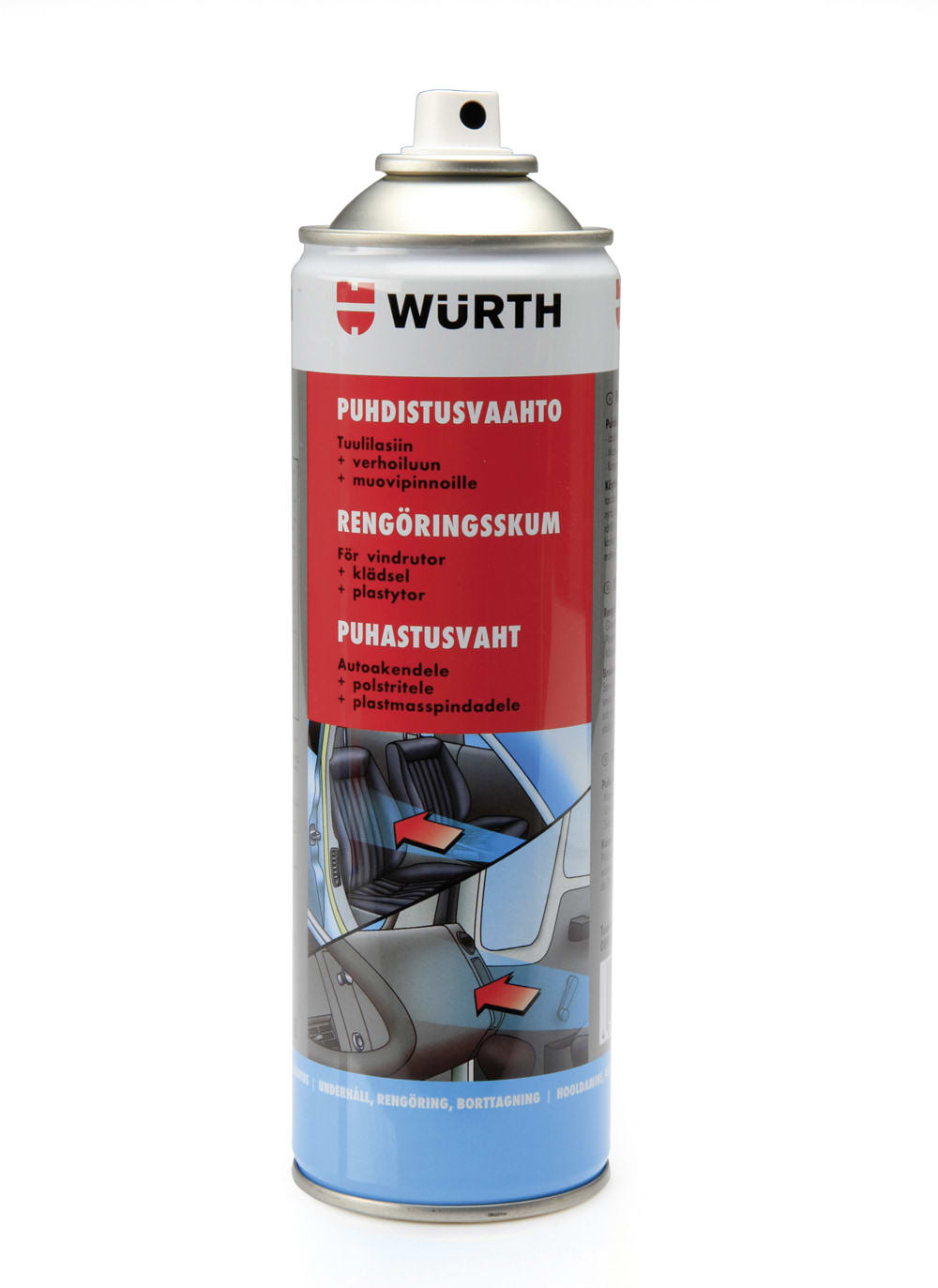 Wurth 500 ml puhdistusvaahto | Karkkainen.com verkkokauppa