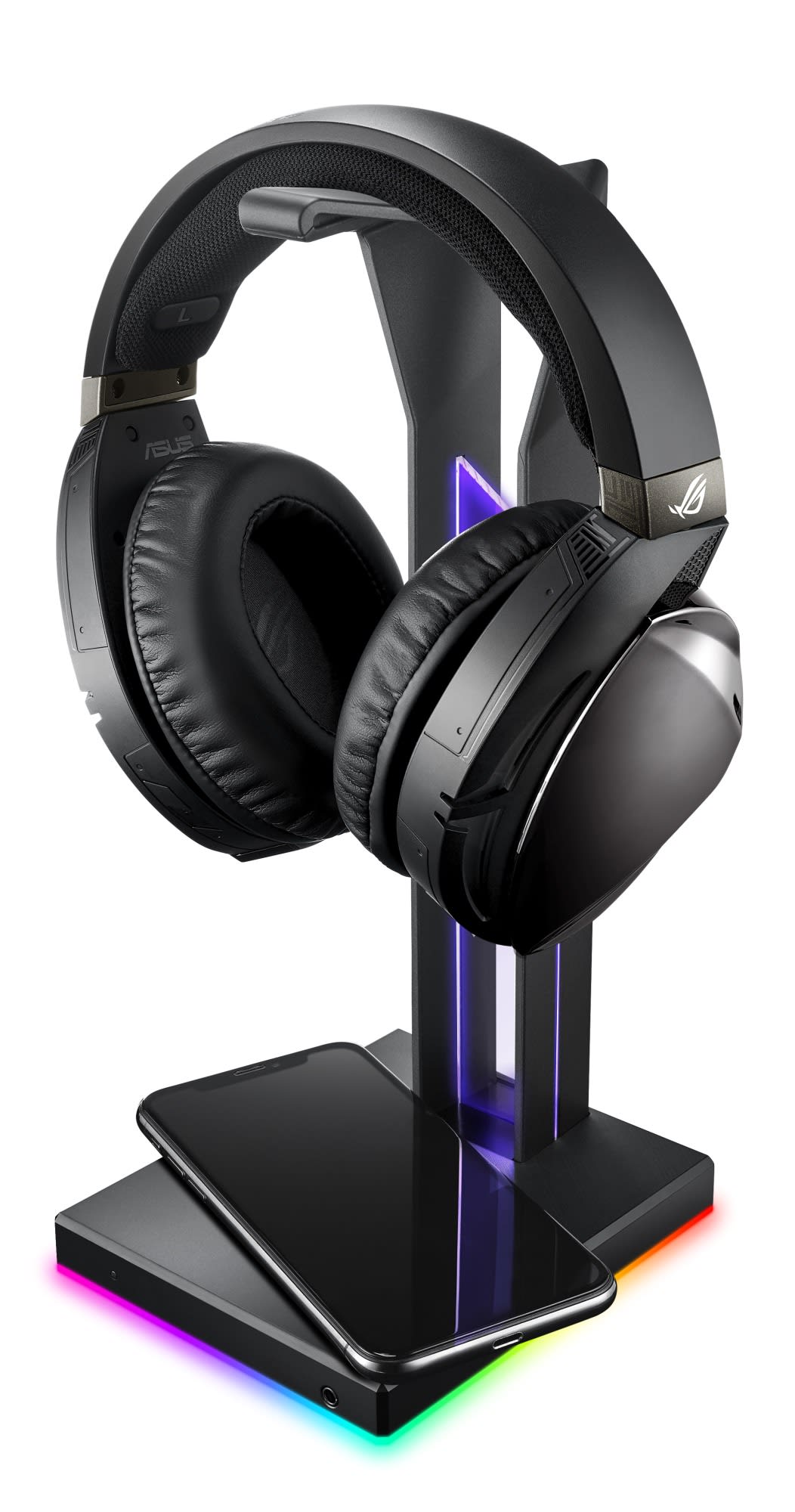 Asus ROG Throne Qi kuuloketeline | Karkkainen.com verkkokauppa