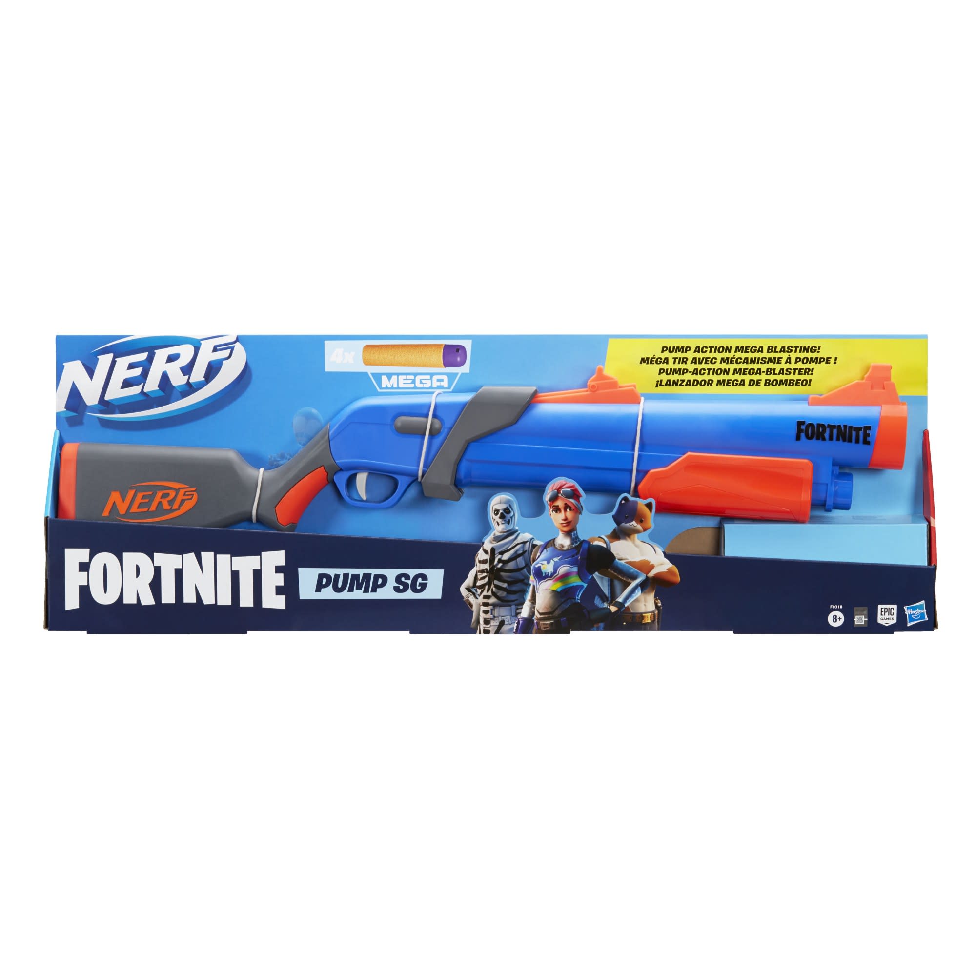 Nerf Fortnite Pump SG Mega nuolipyssy | Karkkainen.com verkkokauppa