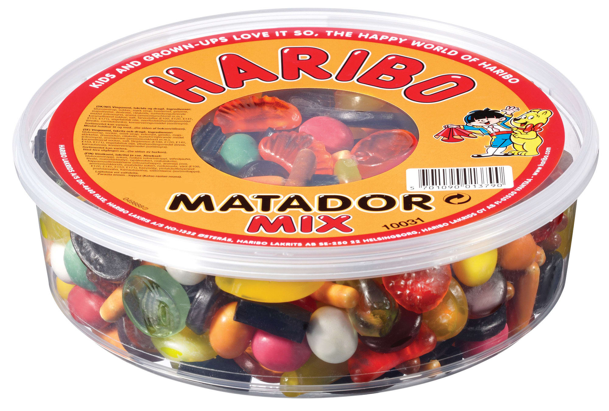 Haribo Matador Mix 800 g karkkirasia | Karkkainen.com verkkokauppa