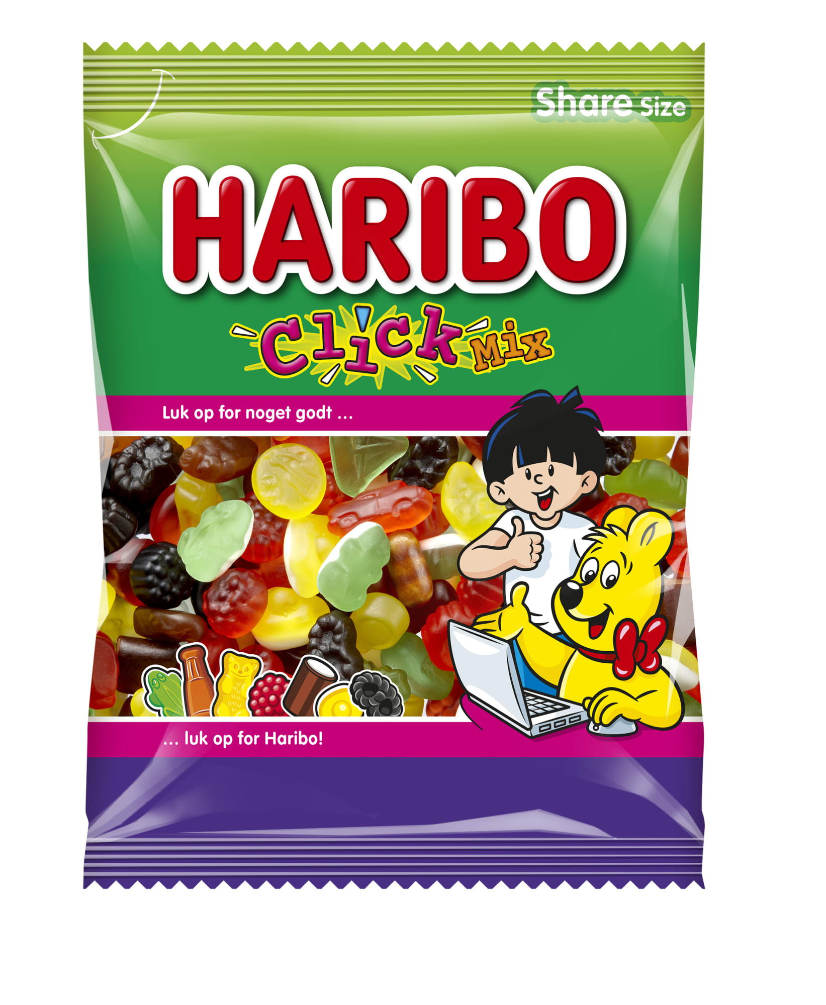 Haribo Click Mix 275 g karkkipussi | Karkkainen.com verkkokauppa