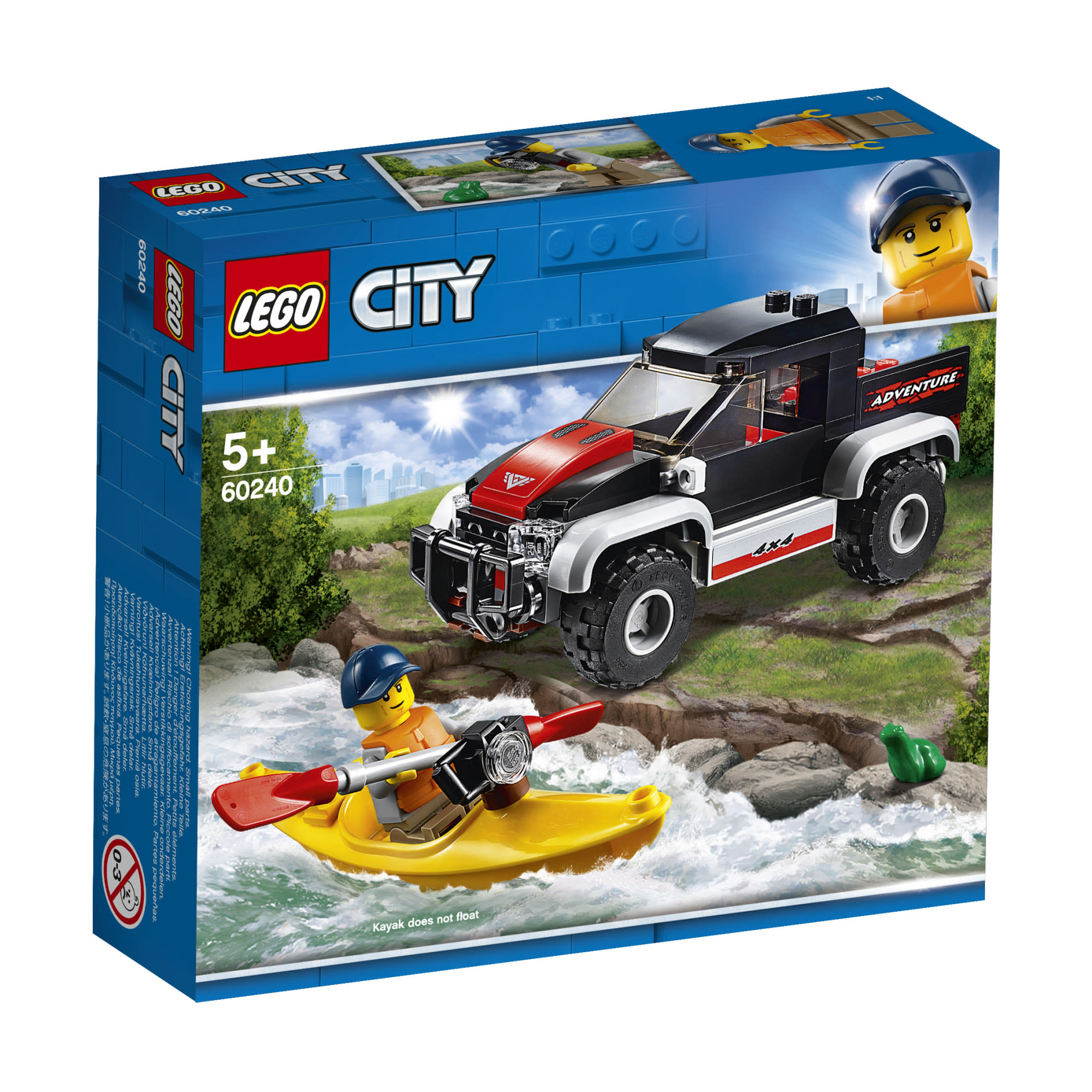 LEGO City 60240 Kajakkiseikkailu | Karkkainen.com verkkokauppa