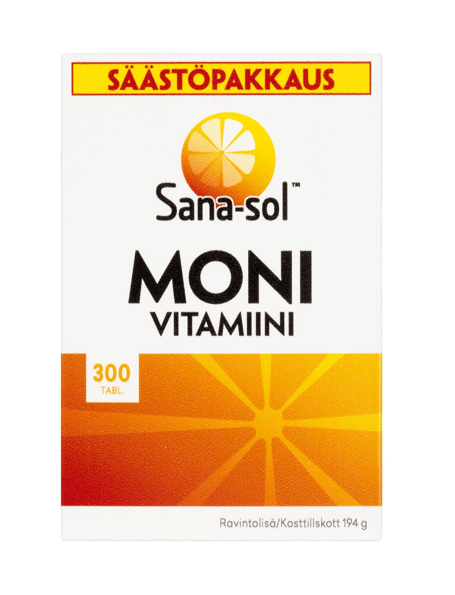 Sana-sol Monivitamiini 300 tabl. ravintolisä | Karkkainen.com verkkokauppa