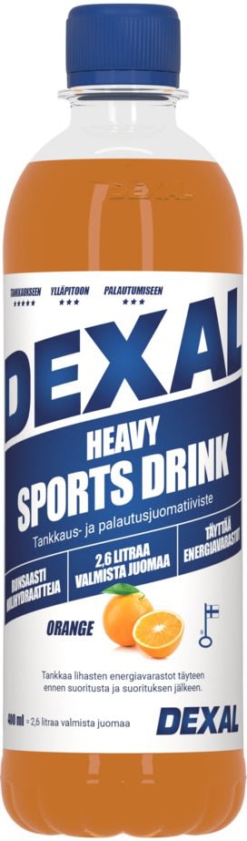 Dexal Heavy Appelsiini 0 4 L Tankkausjuomatiiviste Karkkainen
