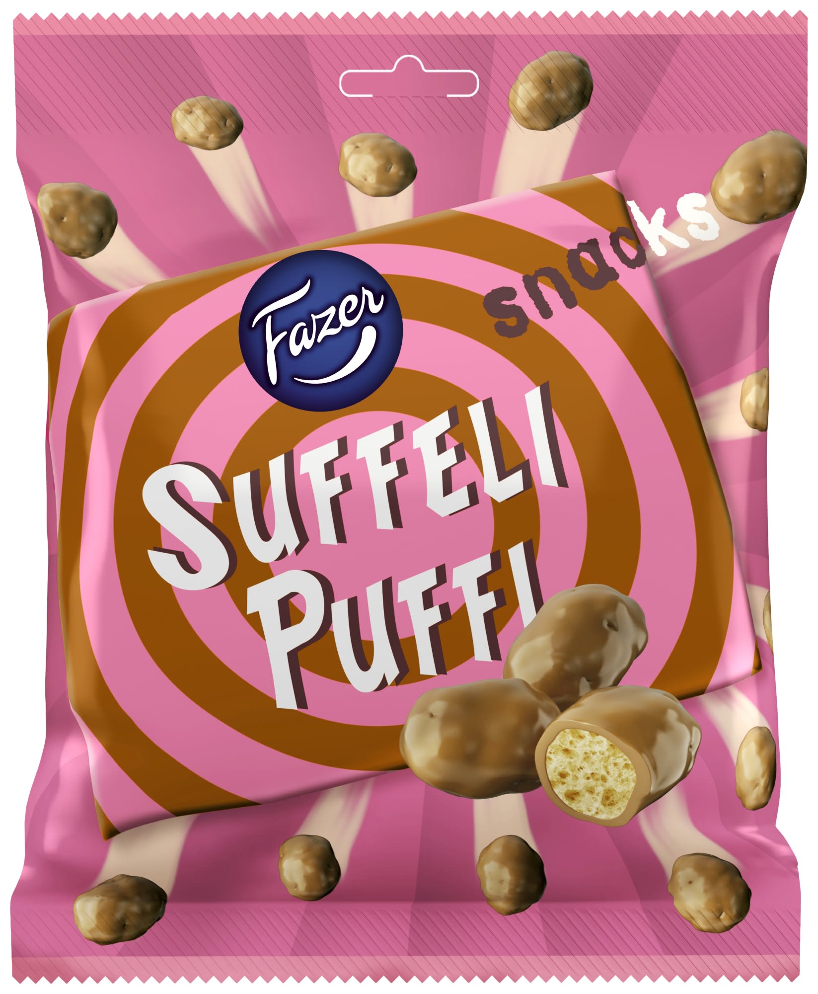 Fazer Suffeli Puffi Snacks 180g karkkipussi | Karkkainen.com verkkokauppa