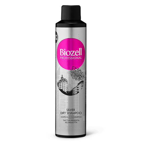 Biozell Professional Silver 300 ml hopeakuivashampoo | Karkkainen.com ...