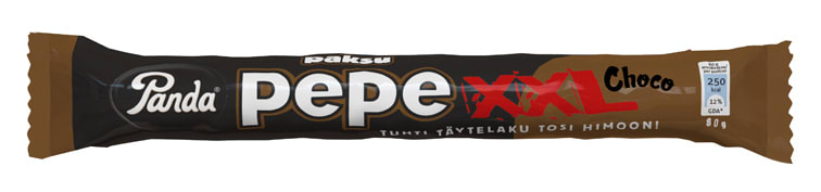 Paksu Pepe XXL 70 g choco täytelakupatukka | Karkkainen.com verkkokauppa