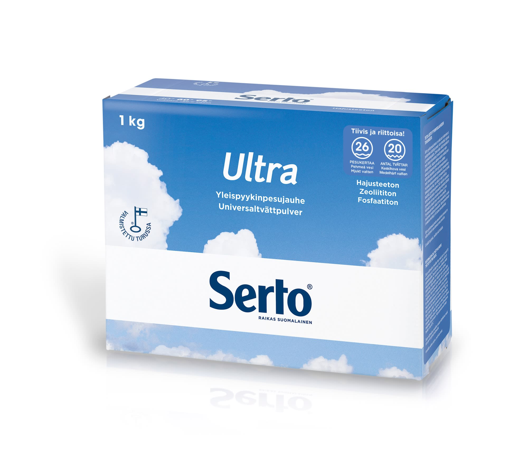 Serto Ultra 1 kg pyykinpesujauhe | Karkkainen.com verkkokauppa