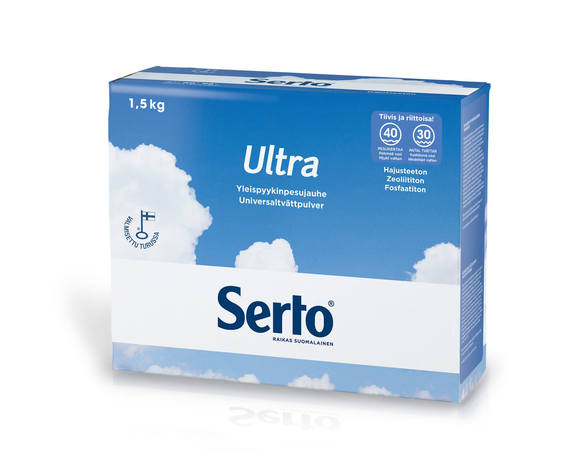 Serto Ultra 1,5 kg pyykinpesujauhe | Karkkainen.com verkkokauppa