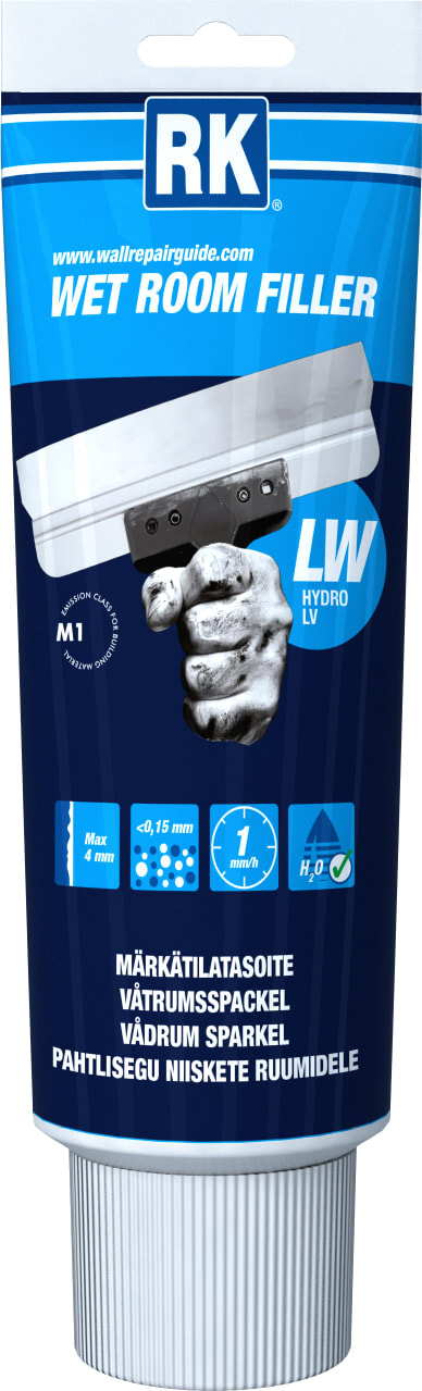 RK Wet Room Filler LW 400 ml märkätilatasoite | Karkkainen.com verkkokauppa