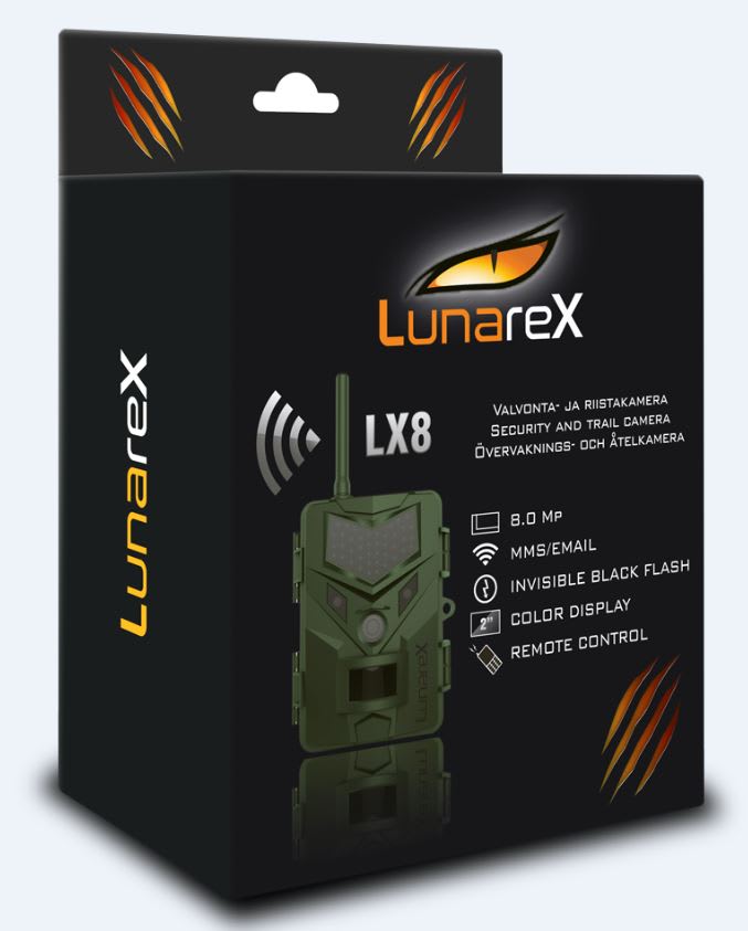Lunarex LX8 lähettävä riistakamera | Karkkainen.com verkkokauppa