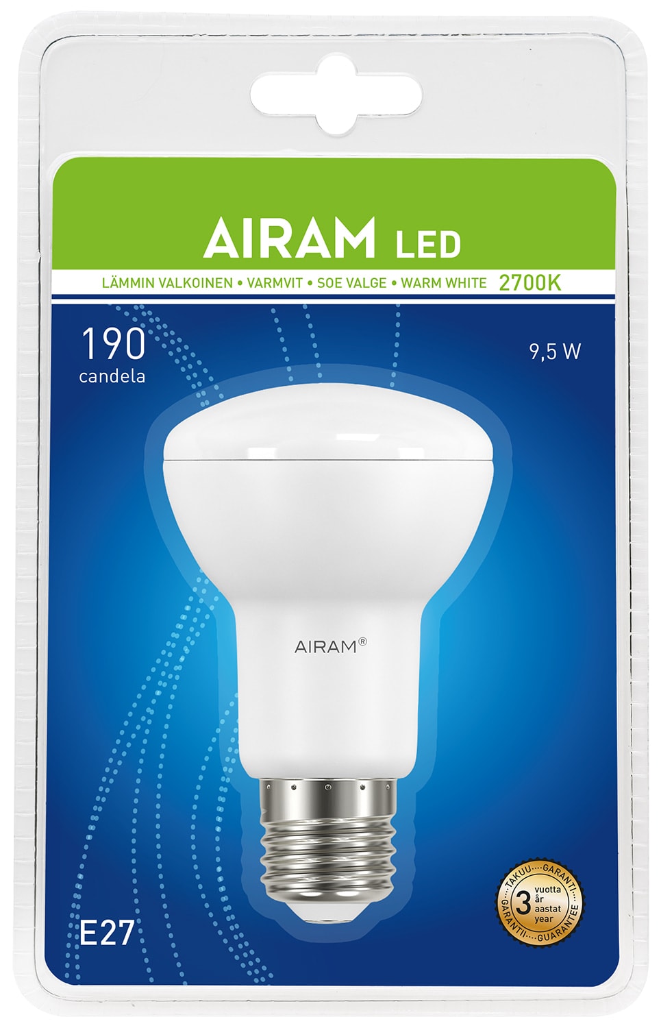 Airam Led E27 R63 8W kohdelemppu | Karkkainen.com verkkokauppa