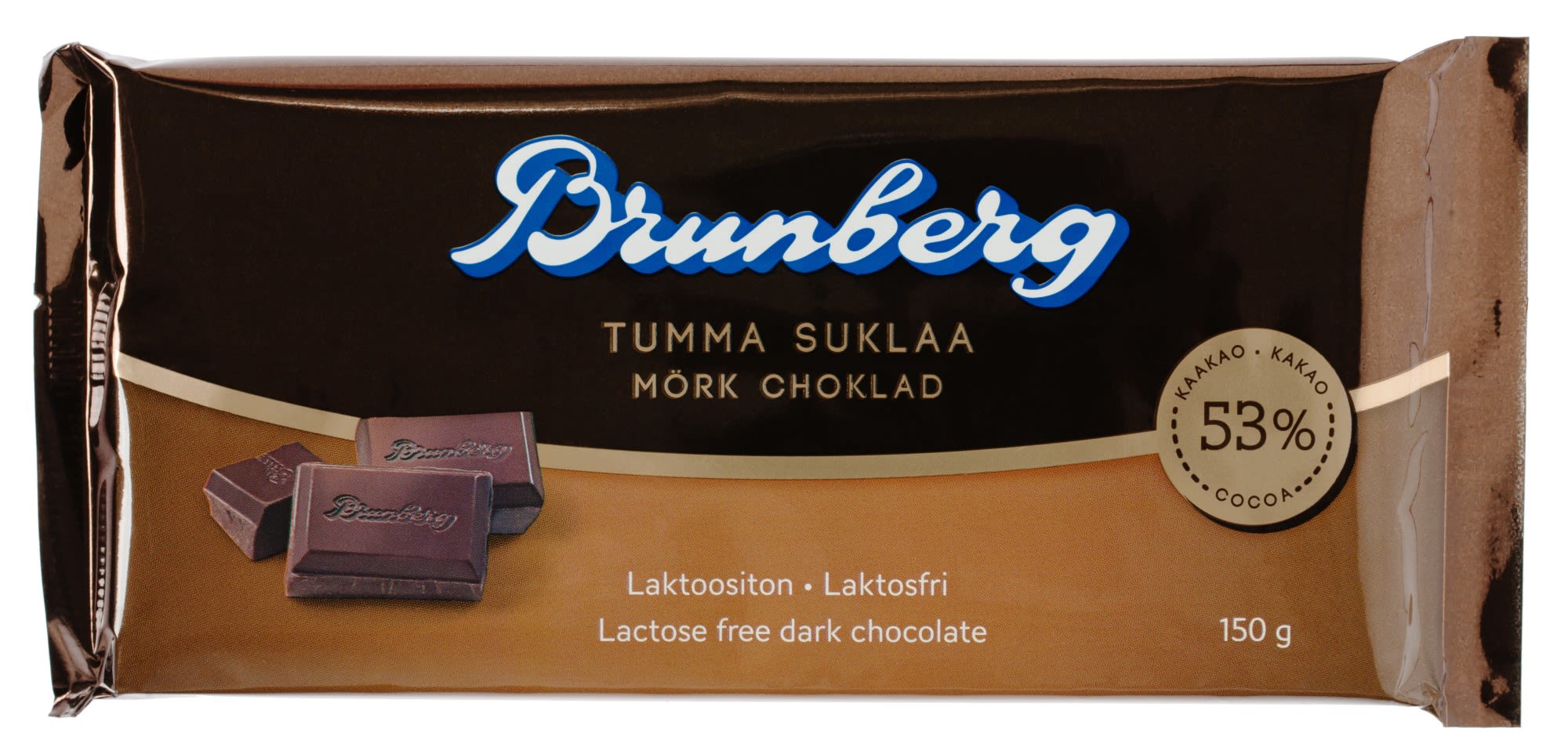 Brunberg 53 % tumma suklaa 150 g levy | Karkkainen.com verkkokauppa
