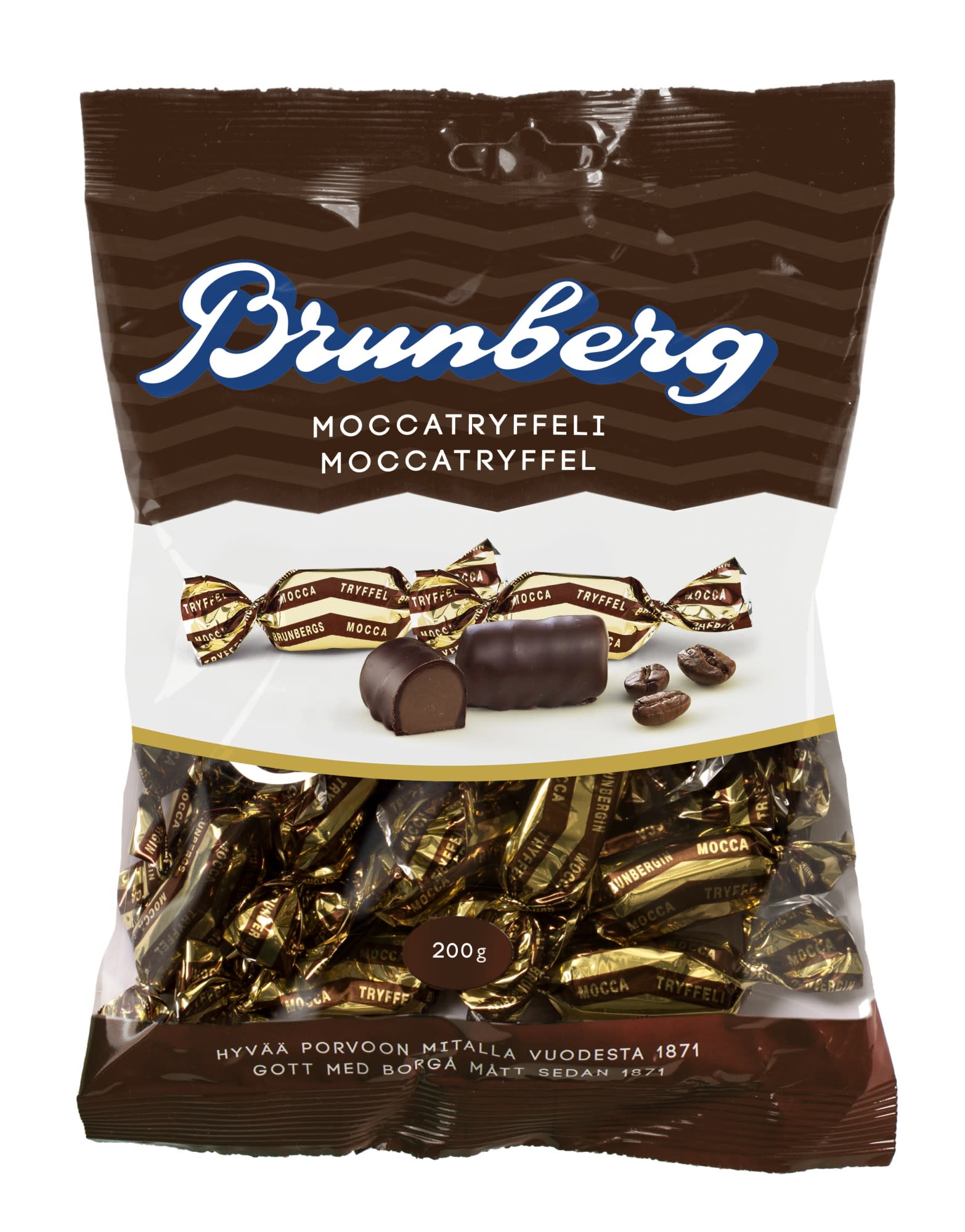 Brunberg 200 g moccatryffelipussi | Karkkainen.com verkkokauppa
