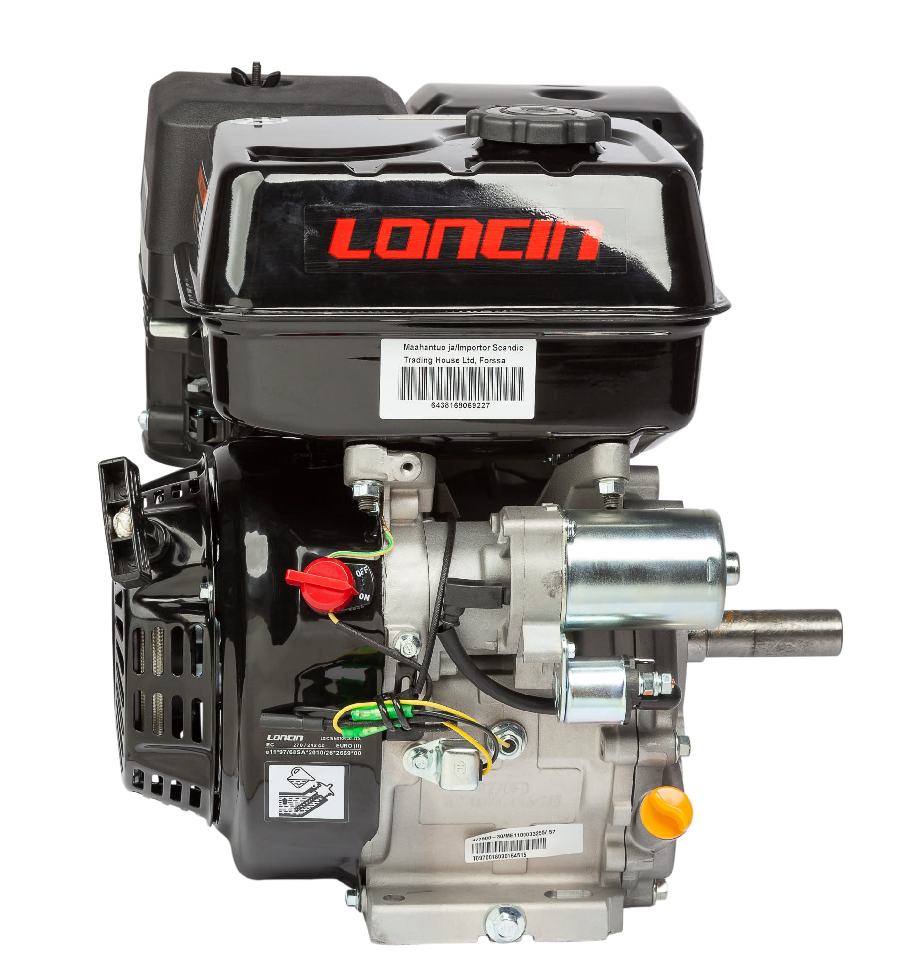 Loncin 270cc 9,0hp bensa moottori | Karkkainen.com verkkokauppa