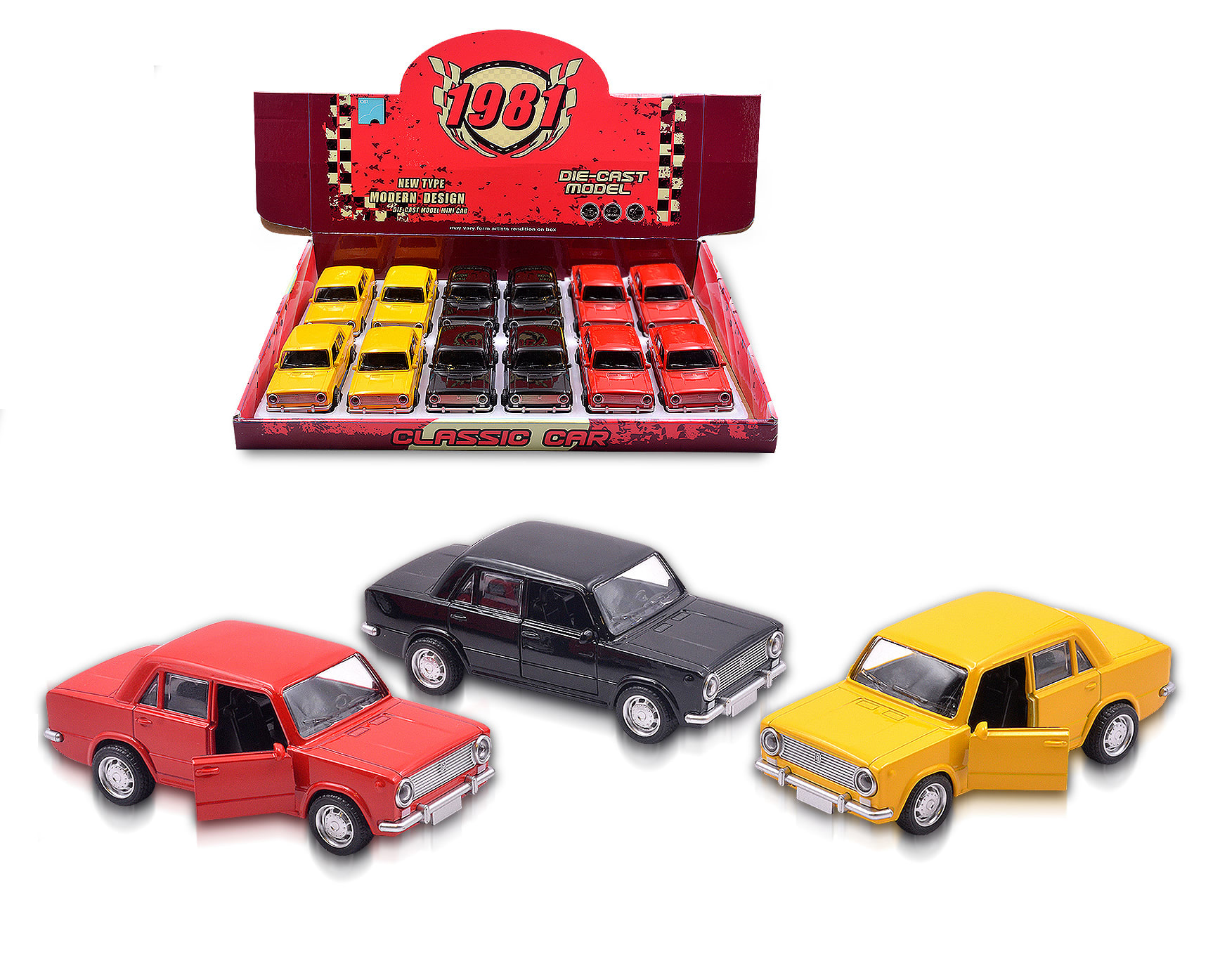 Lada 1981 pull-back pikkuauto | Karkkainen.com verkkokauppa