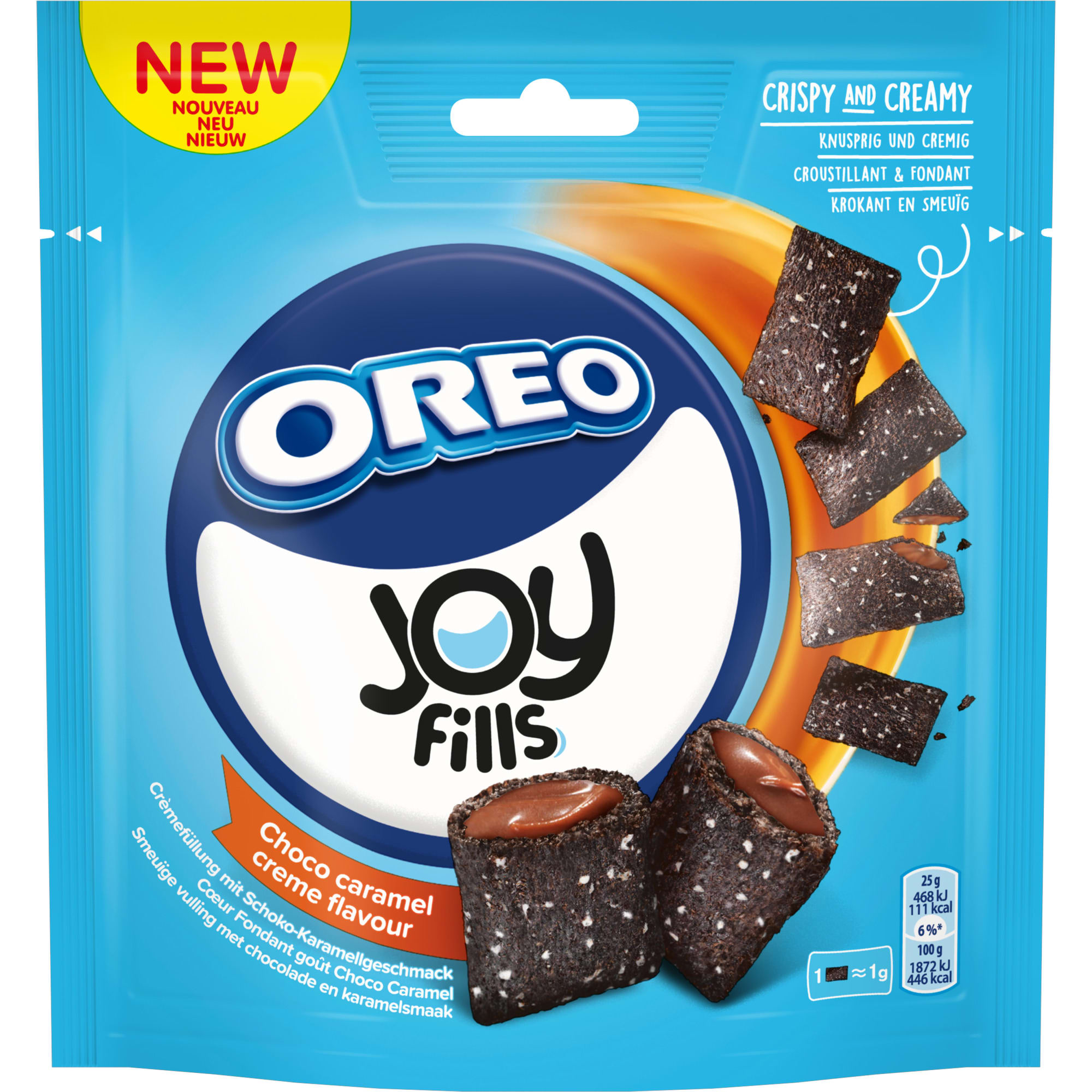 Oreo Joy Fills Choco Caramel 90 g kaakaosnacks | Karkkainen.com ...