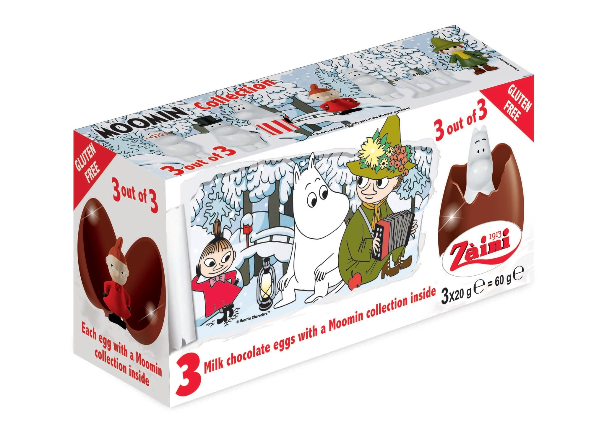 Muumi 3-pack yllätysmuna | Karkkainen.com verkkokauppa